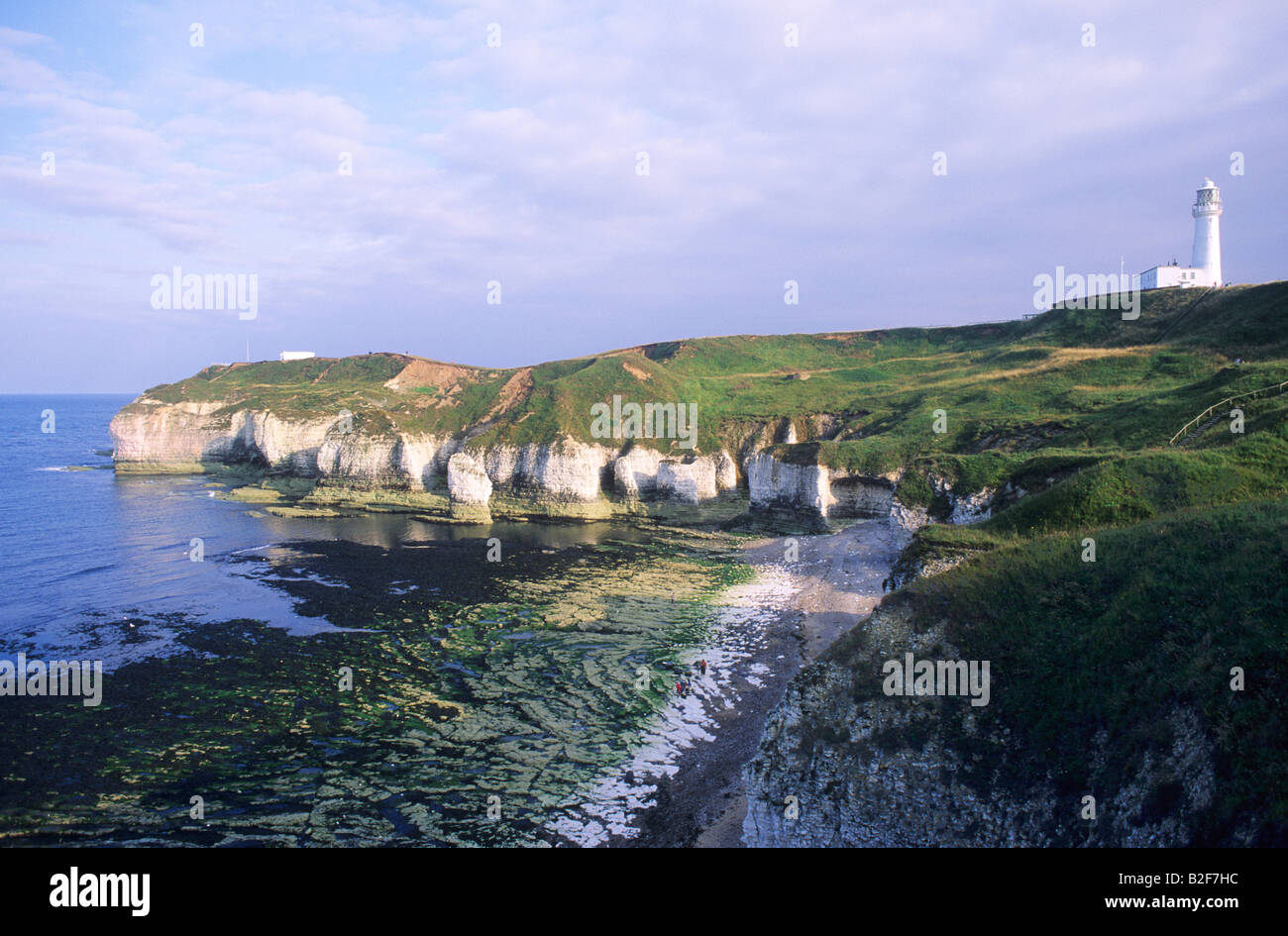 Flamborough Head Yorkshire English North Sea coast coastal scenery ...