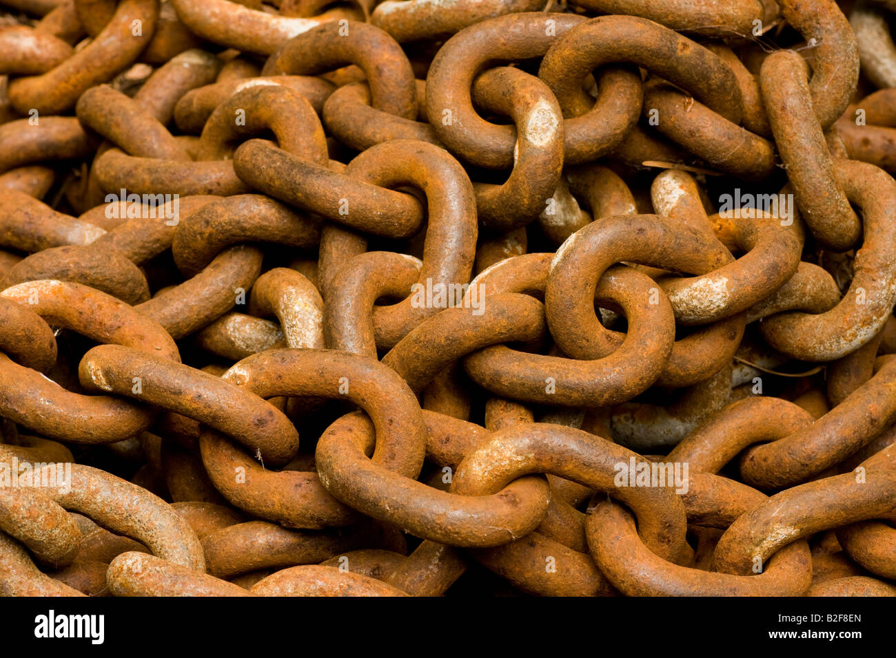 Rusty Metal Chain Stock Photo - Alamy