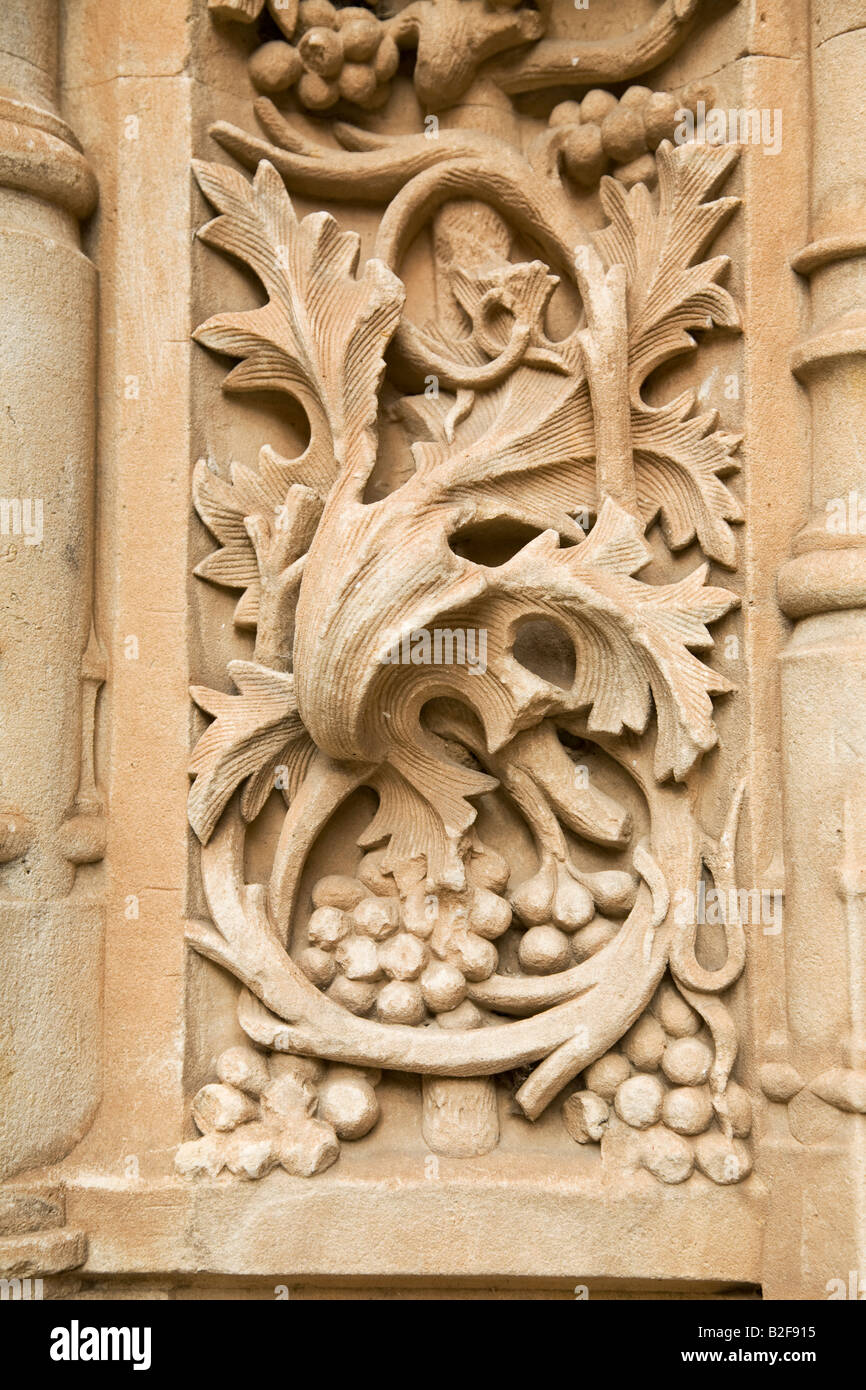 Grape vine carving hi-res stock photography and images - Alamy