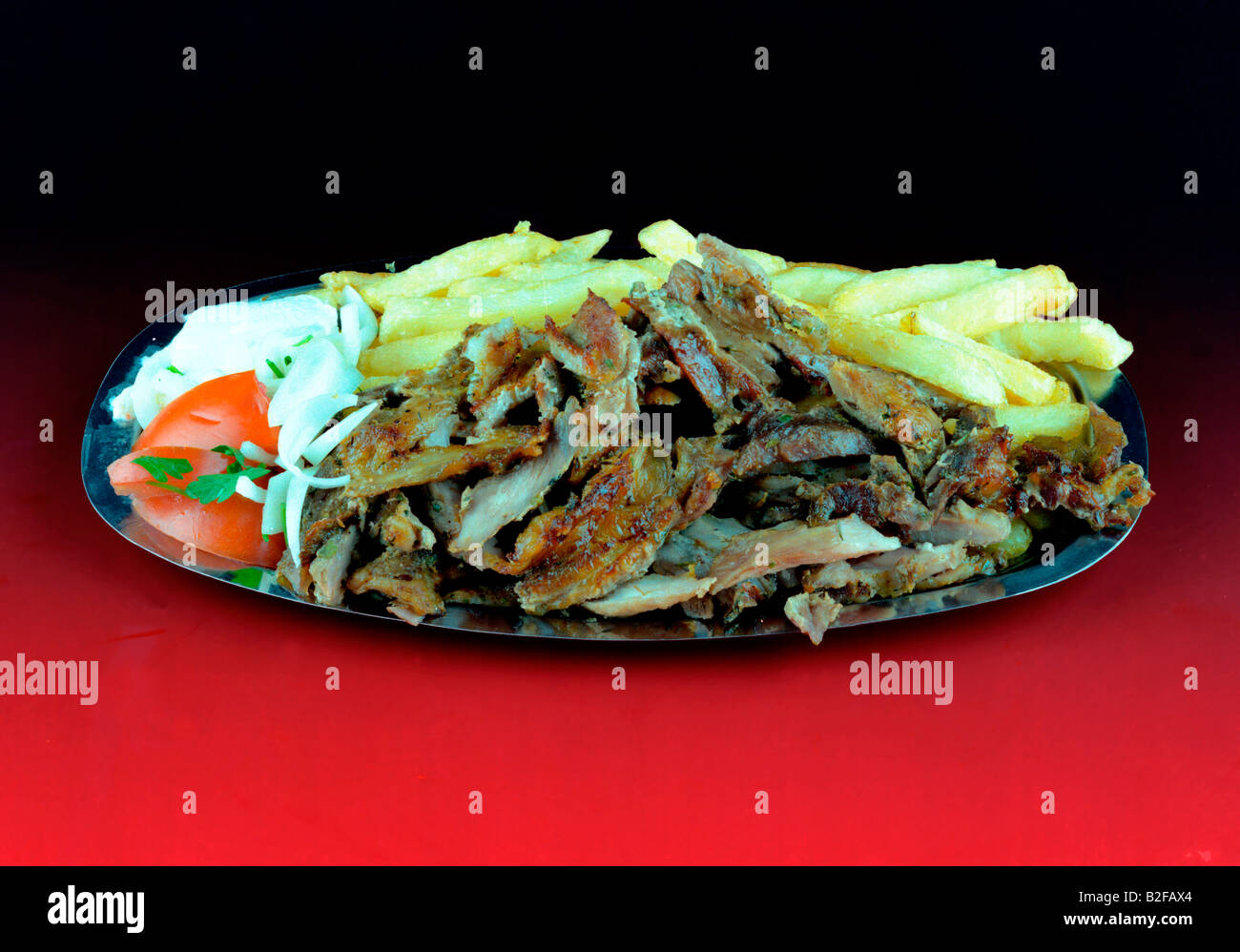 Greek Fast Food Stock Photo - Alamy