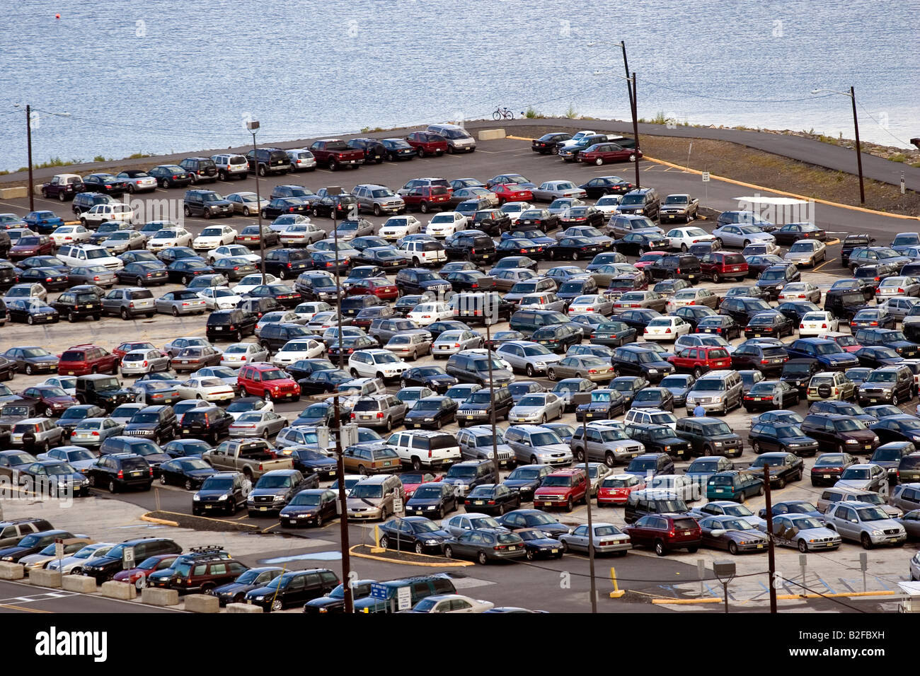 parking lot full of cars Stock Photo - Alamy
