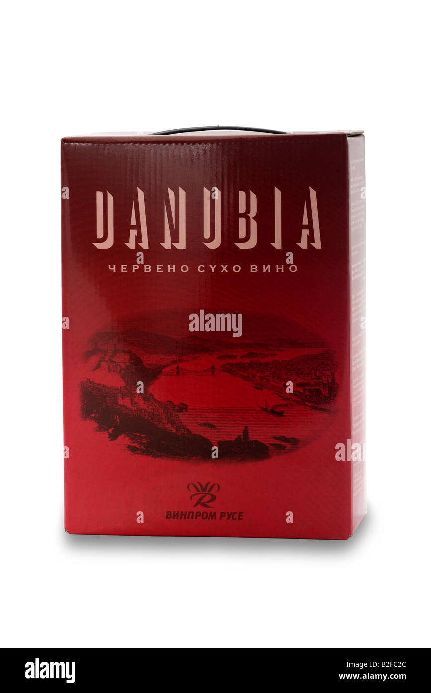 danuba dry red wine bulgaria ruse units Stock Photo - Alamy