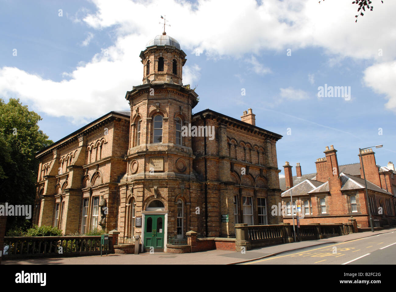 The old Free Library and Museum in Lichfield Staffordshire England ...