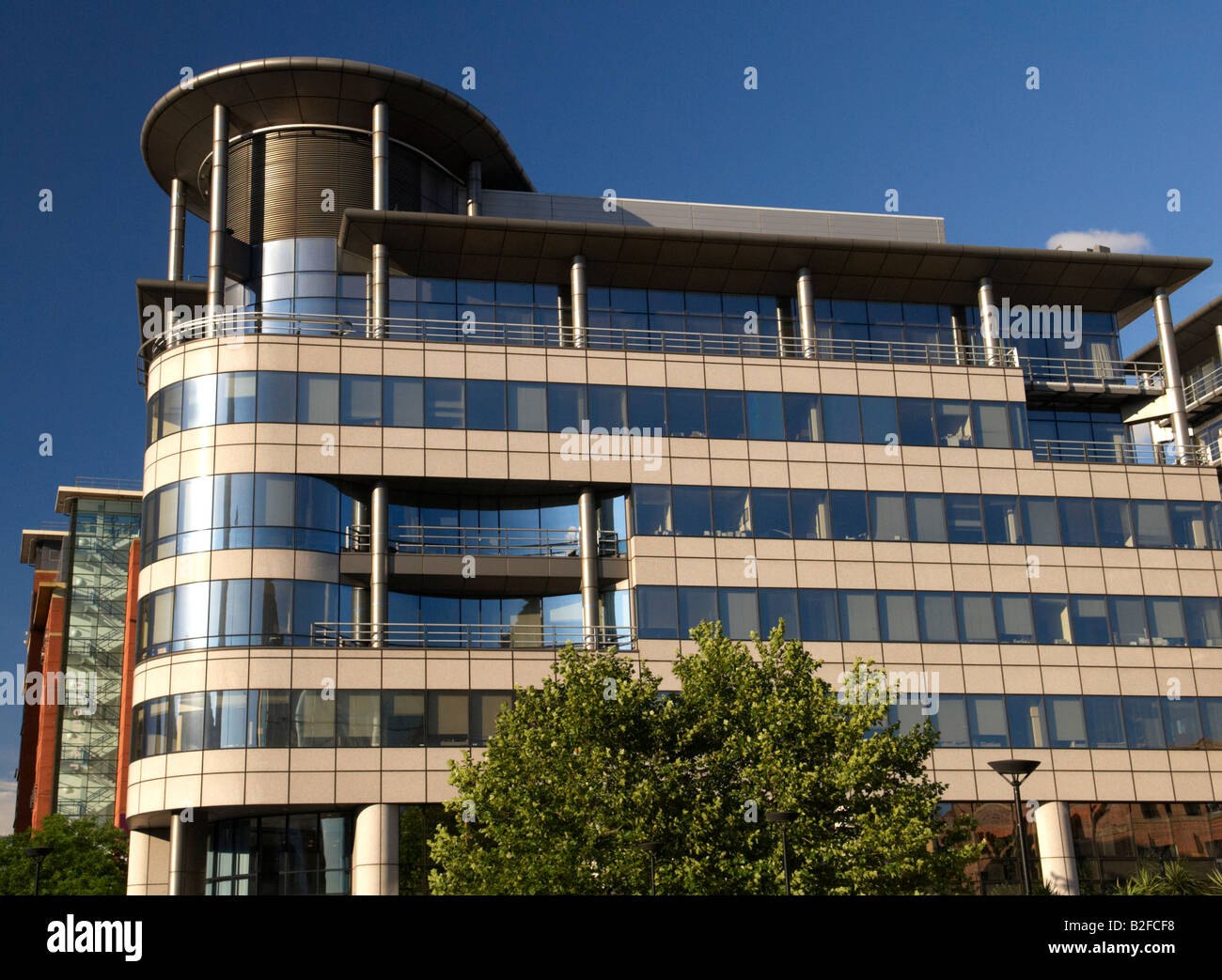 A modern office building in Manchester city centre Stock Photo - Alamy
