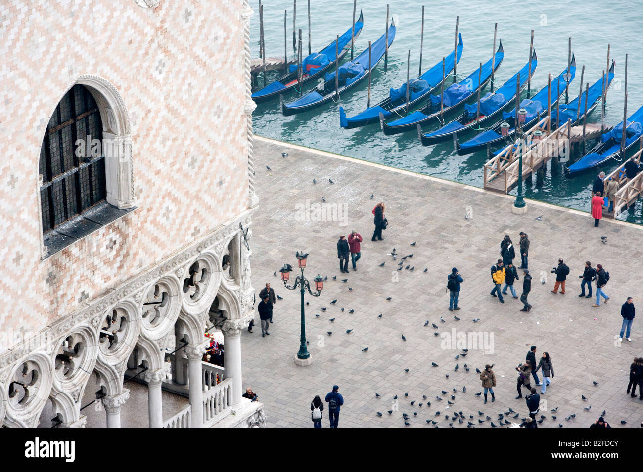 Doge s Palace aerial view Venice Italy Stock Photo - Alamy