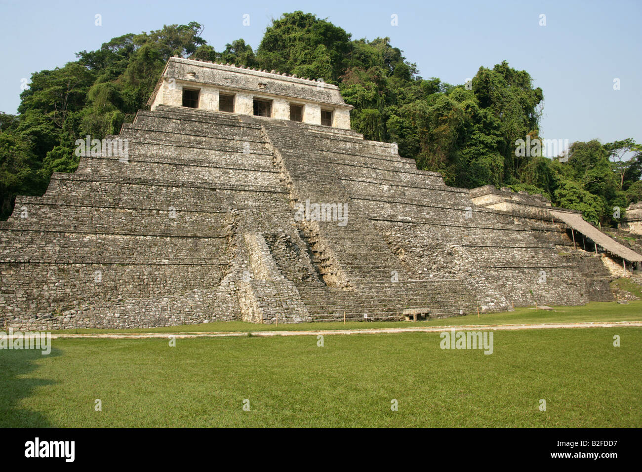 Temple of Inscriptions, Temple XIII and Temple of the Skull, Palenque ...