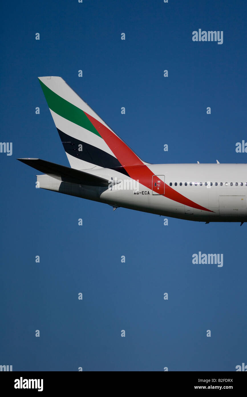 Emirates Airline Plane Tail Logo High Resolution Stock Photography and ...