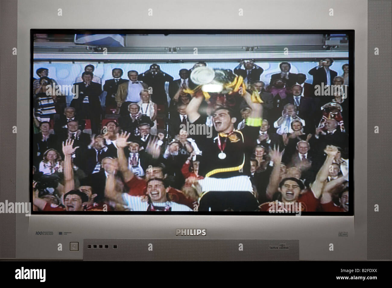 FIFA World Cup 2008 Spain defeats Germany 1-0 Stock Photo - Alamy