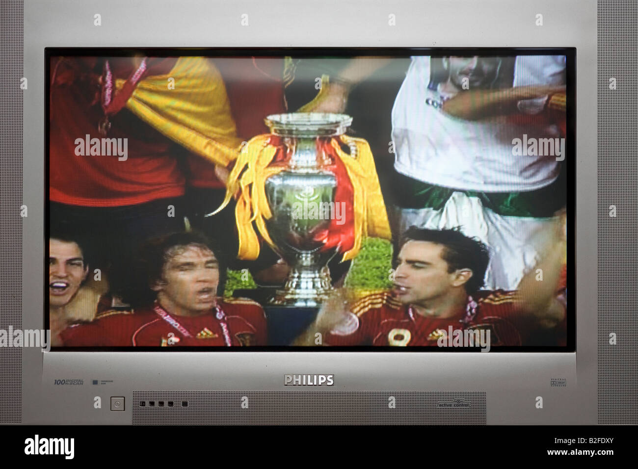 FIFA World Cup 2008 Spain defeats Germany 1-0 Stock Photo - Alamy