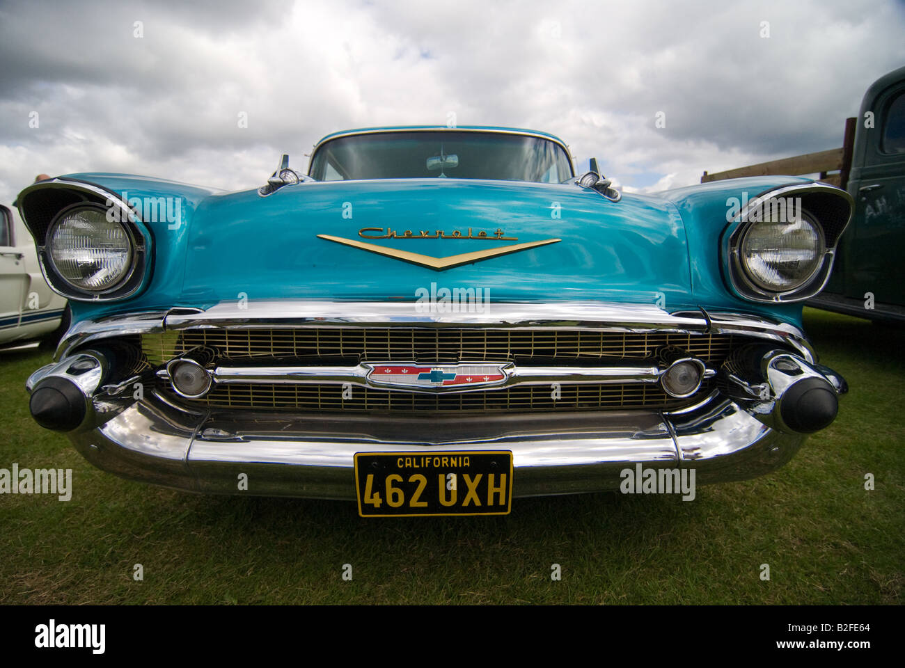 1950's Cadillac front wide angle Stock Photo - Alamy