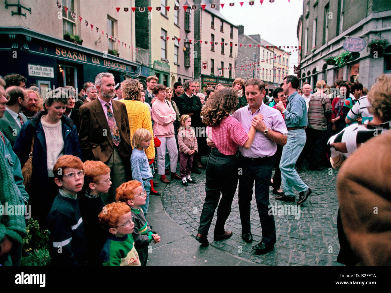 festival in galway ireland 1992 Stock Photo - Alamy