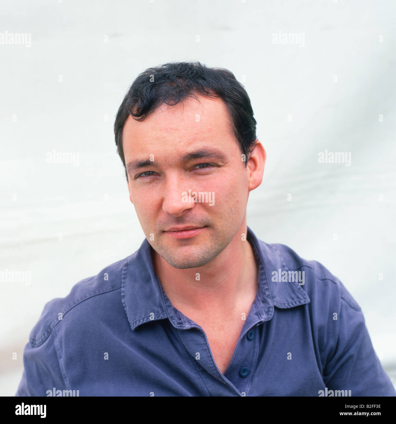 Welsh writer Cynan Jones at the Hay Festival, Hay-on-Wye, Wales, UK ...