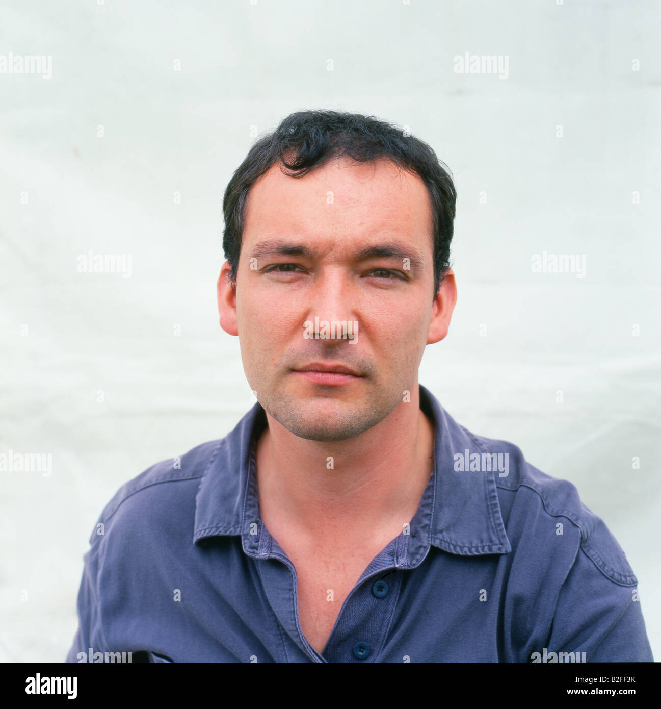 Welsh writer Cynan Jones at the Hay Festival, Hay-on-Wye, Wales, UK ...