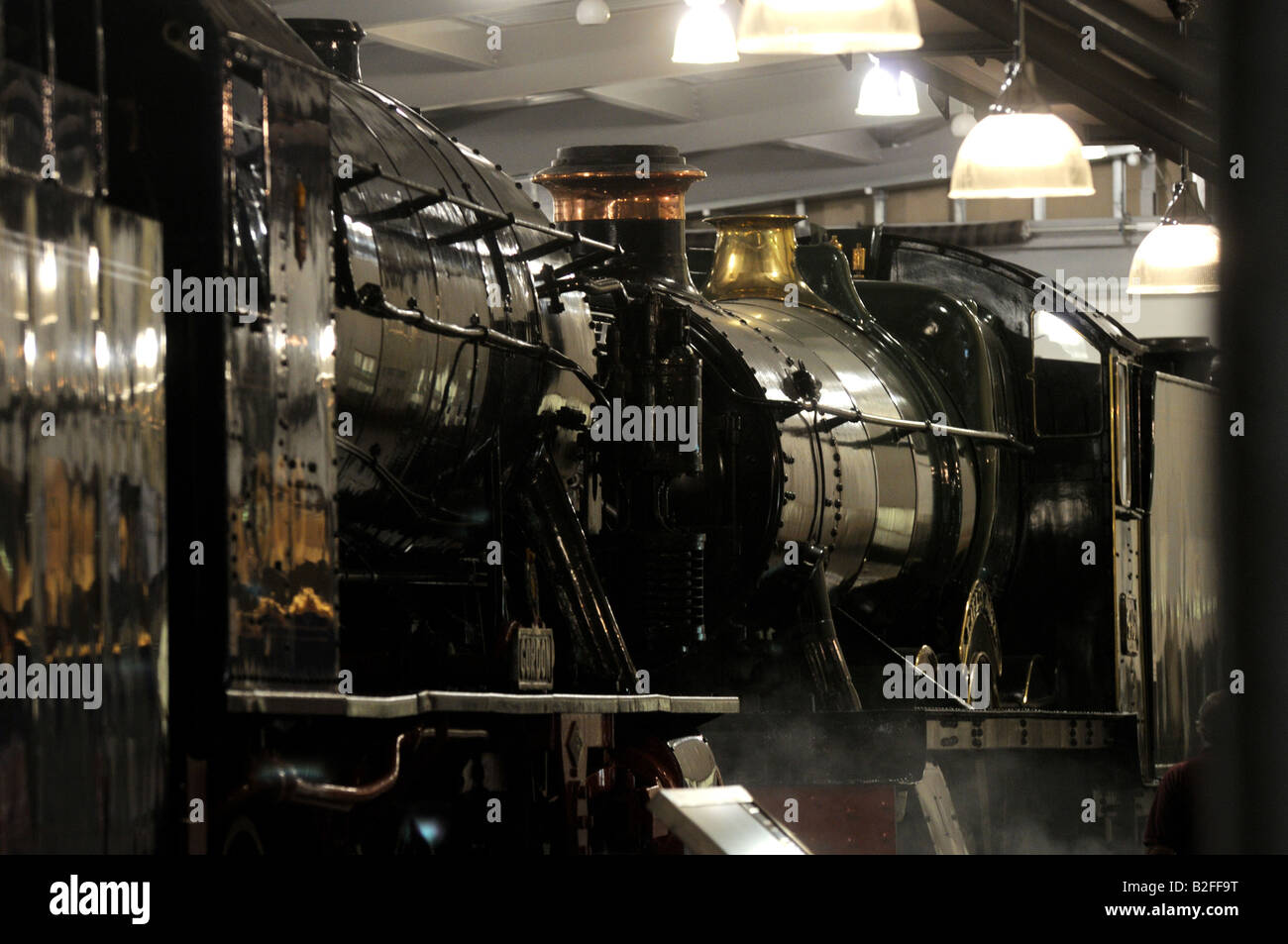 Steam Engine House at Highley station on Severn Valley Railway ...