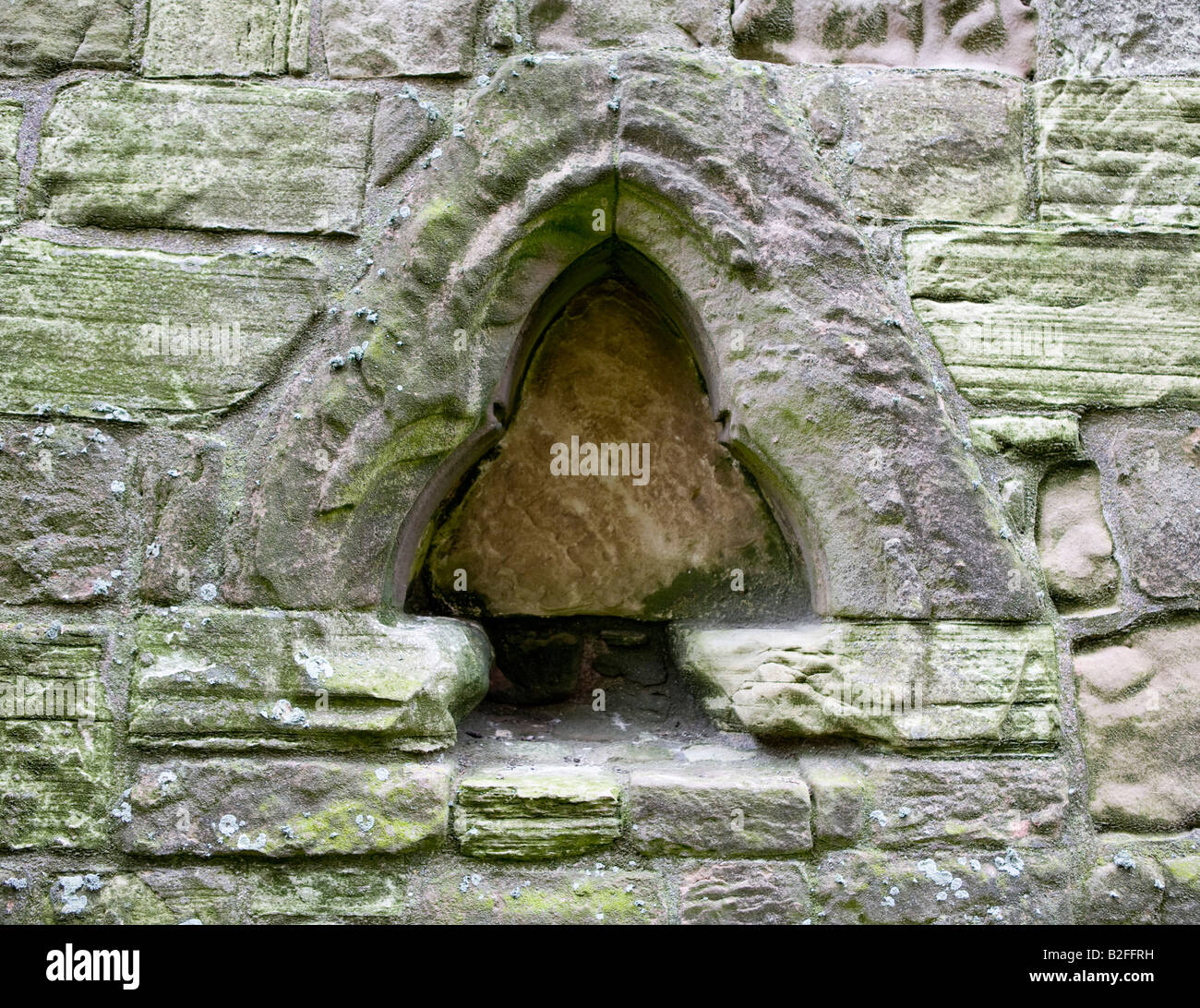 Ancient Window Lindisfarne Priory Holy Island Northumberland UK Stock ...