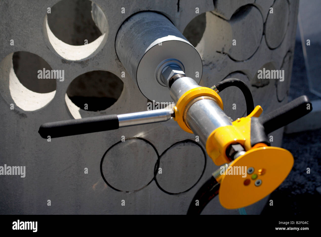 concrete drilling machine Stock Photo - Alamy