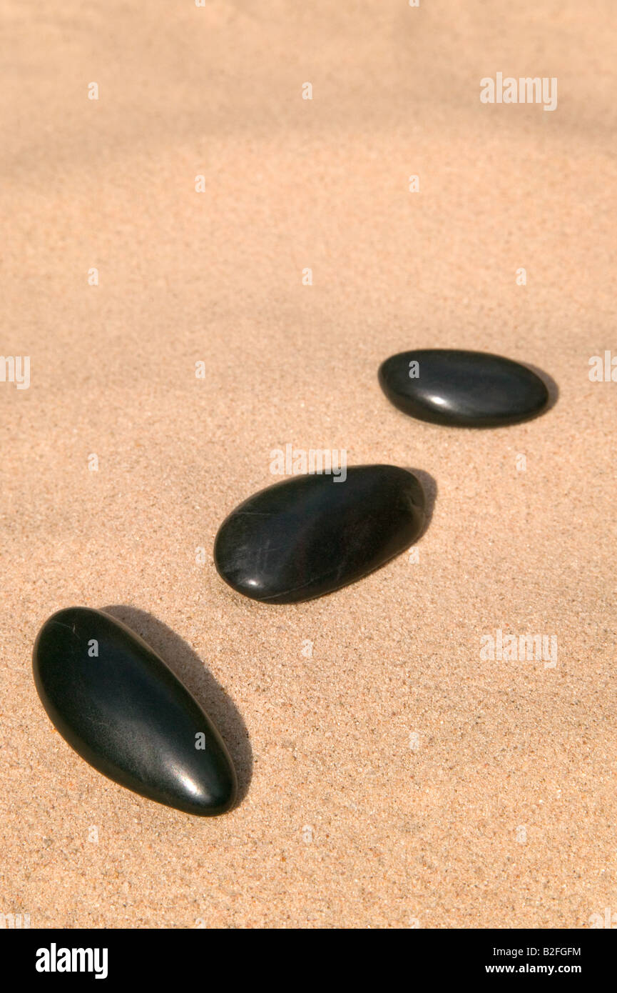 Black beach pebbles hi-res stock photography and images - Alamy