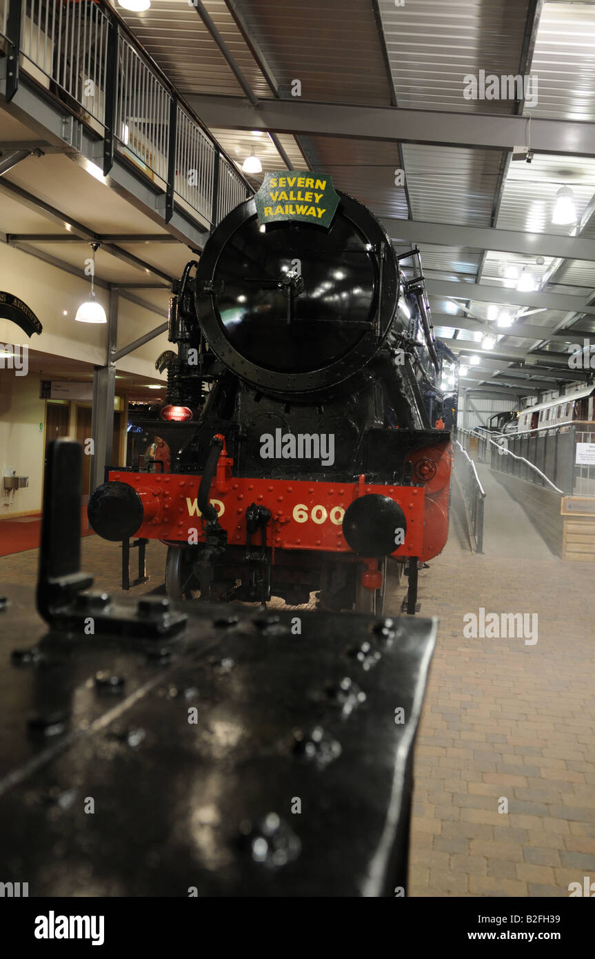 Inside the Engine House at Highley station on the Severn Valley Railway ...