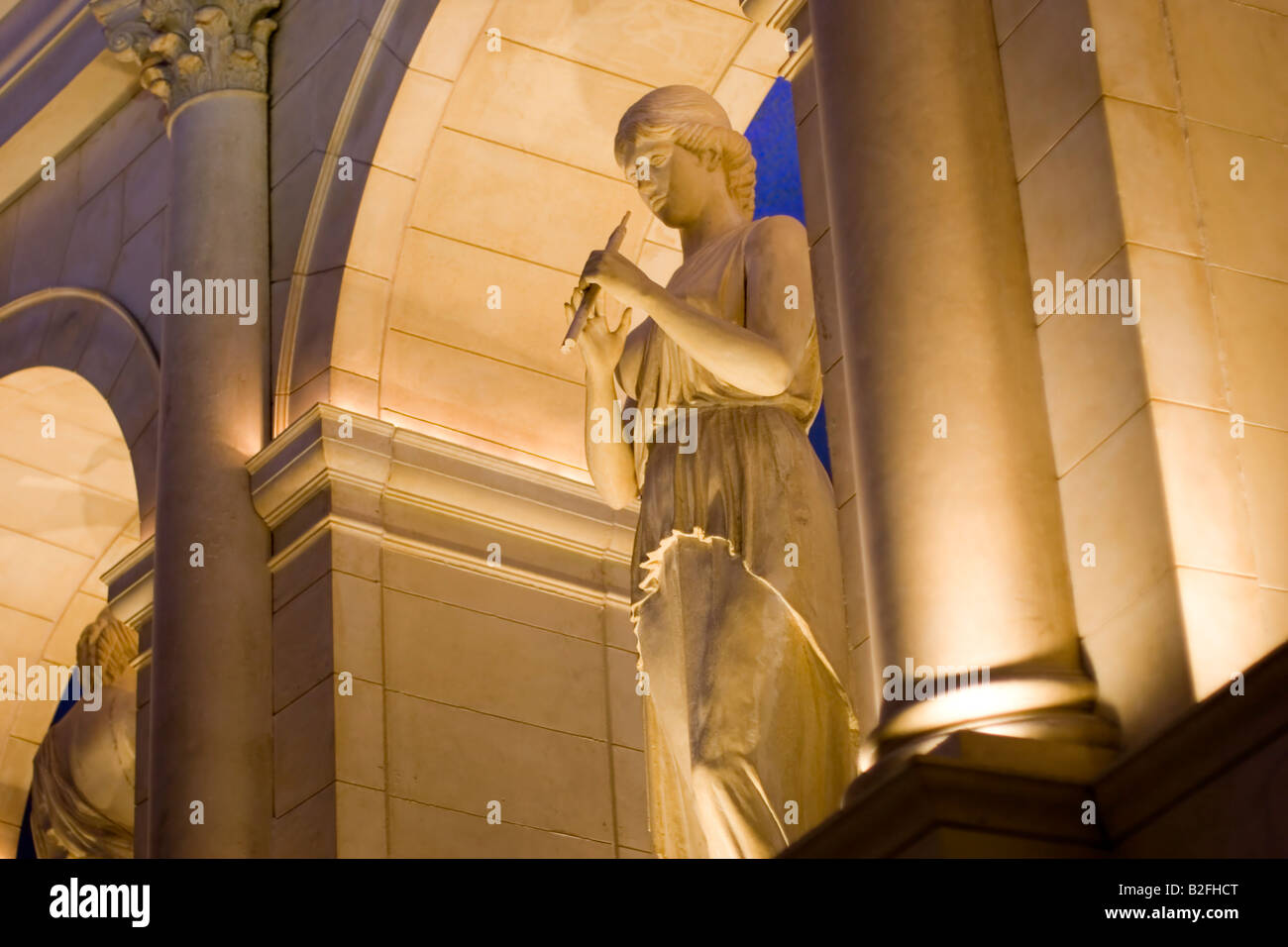 Roman Statue Caesars Hotel Atlantic City New Jersey Stock Photo - Alamy