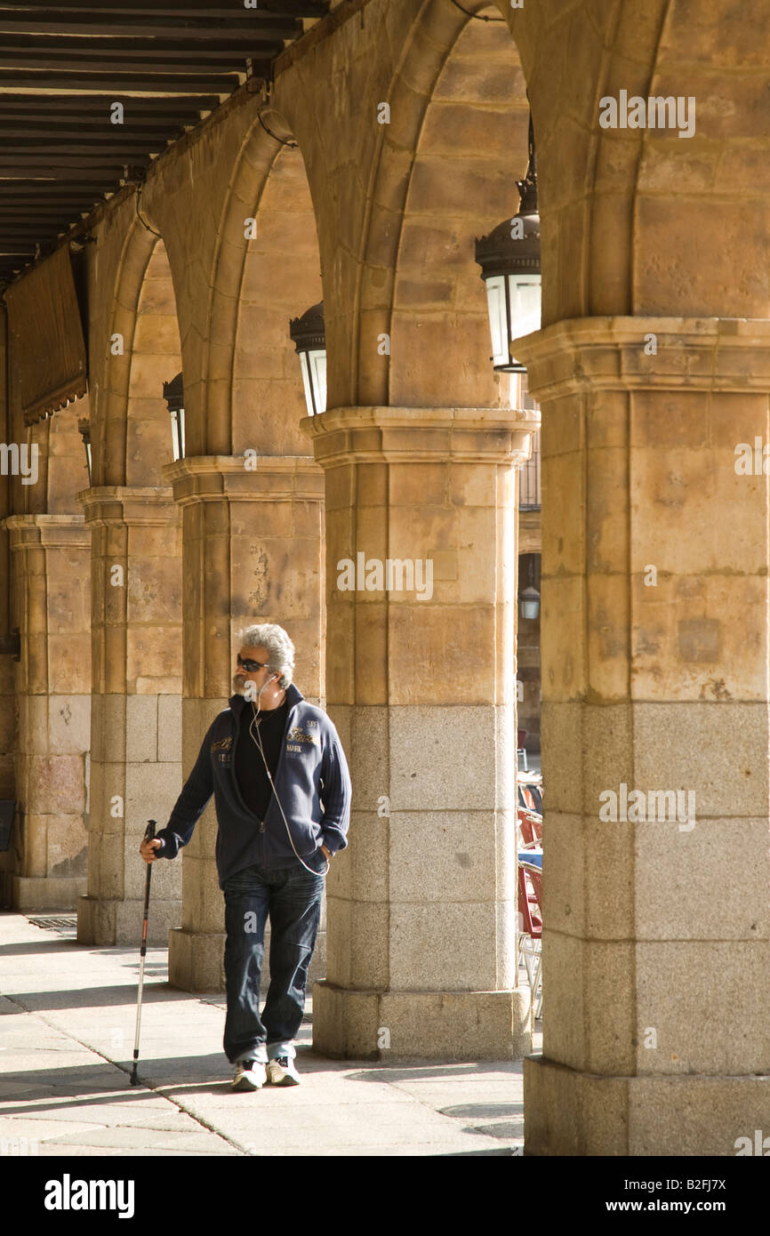 Salamanca man cane walk arch hi-res stock photography and images - Alamy