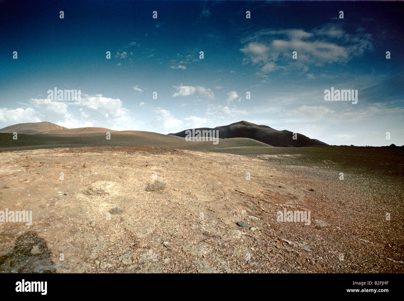 lanzarote fire mountain Stock Photo - Alamy