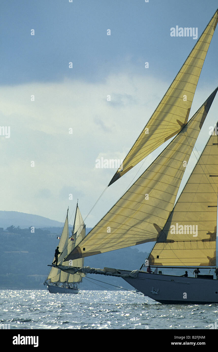 Classic J Class Yacht Stock Photo - Alamy