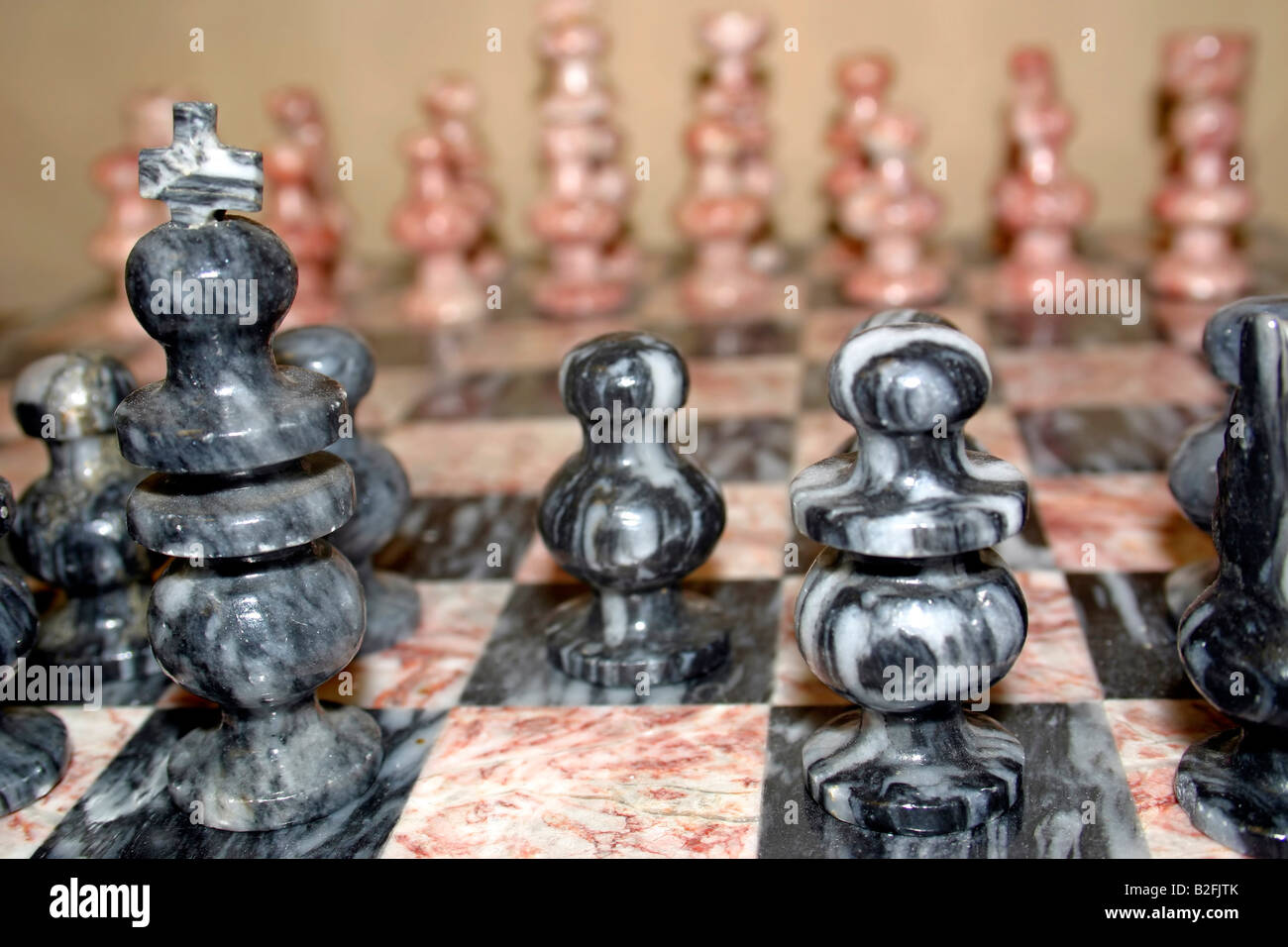 Chess board close up Stock Photo - Alamy