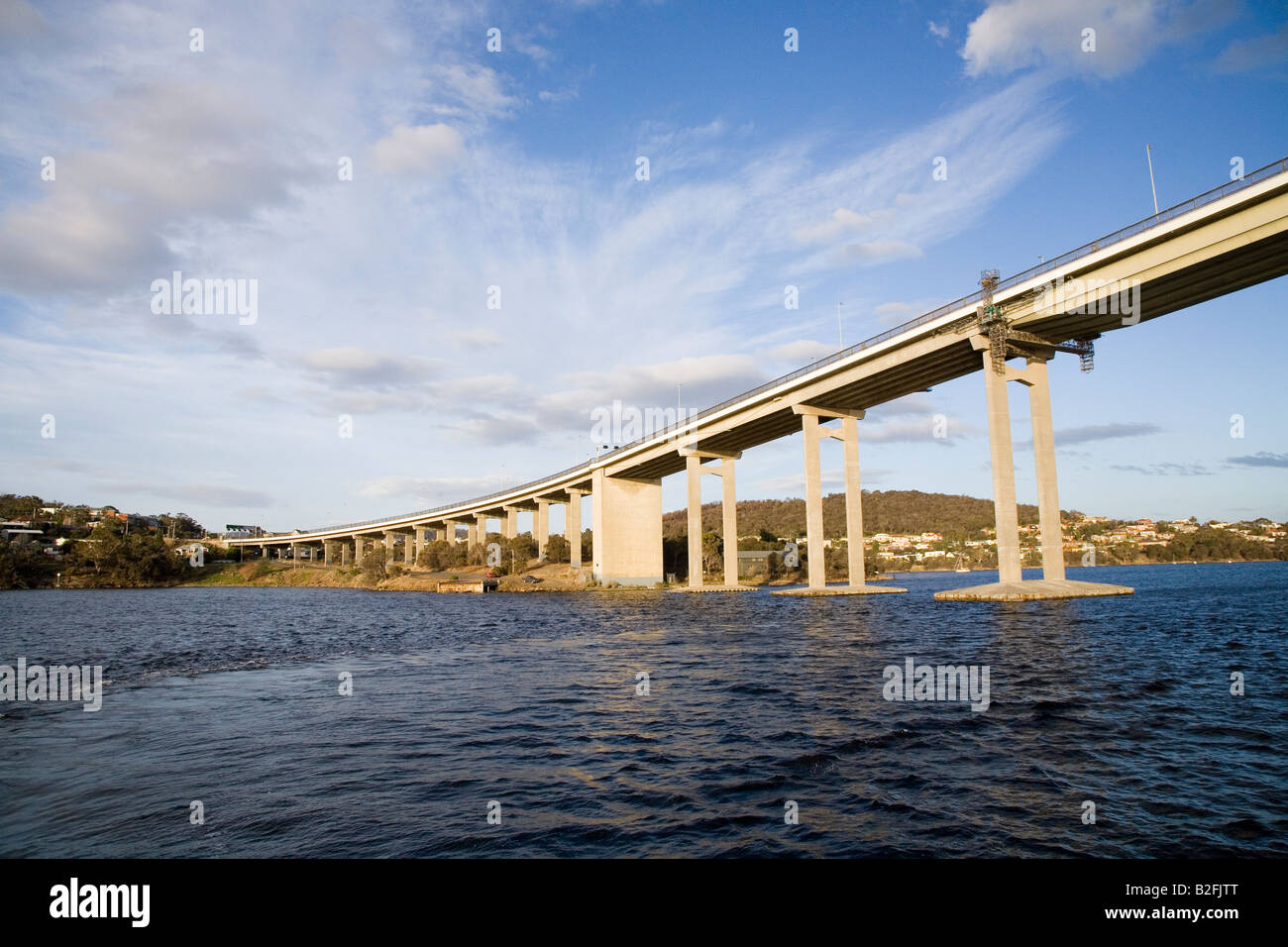 View of the Tasman Bridge, Hobart, Tasmania Stock Photo - Alamy