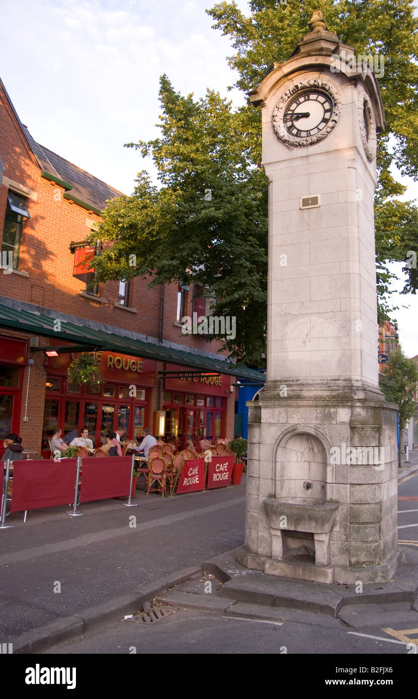 The Clock Tower, Wilmslow Road, Didsbury Village, Manchester,UK Stock ...