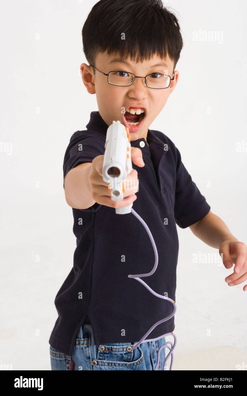 Child video game gun hi-res stock photography and images - Alamy