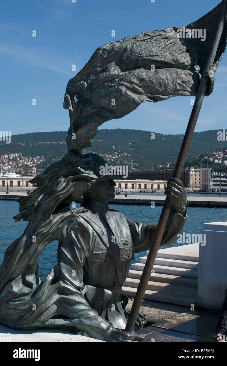 Trieste waterfront bronze statue hi-res stock photography and images ...