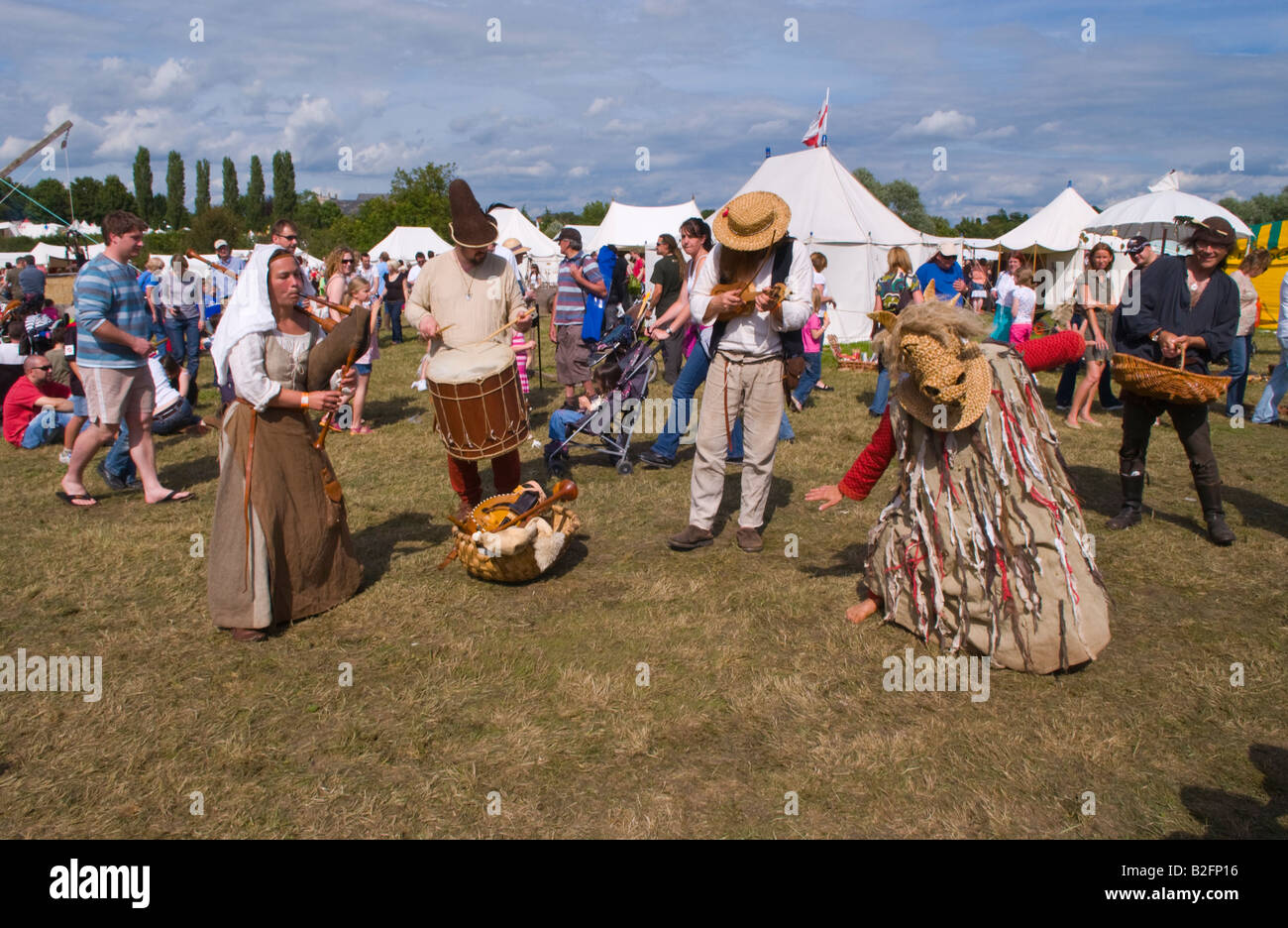 Traditional English dancing Tewkesbury Medieval Festival Worcestershire ...