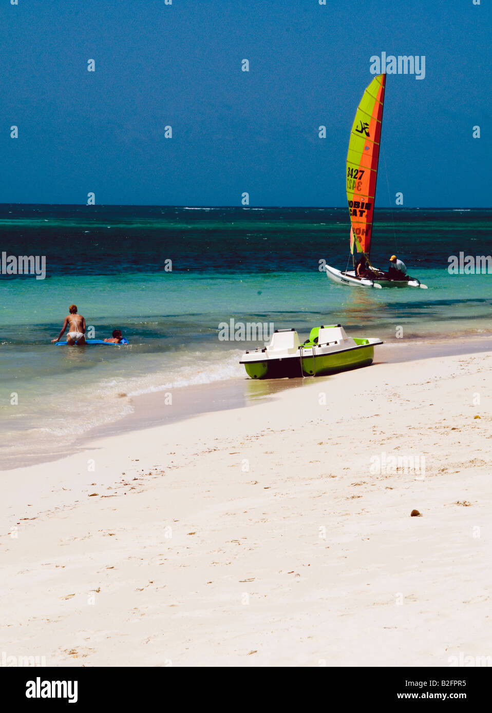 the beach at Guardalavaca, holguin, cuba Stock Photo - Alamy