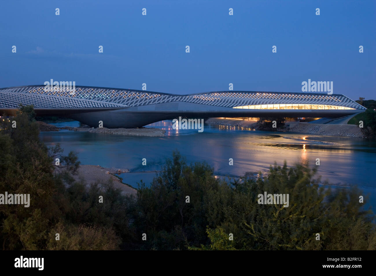 Bridge Pavilion, Expo Zaragoza 2008, Zaragoza Stock Photo - Alamy