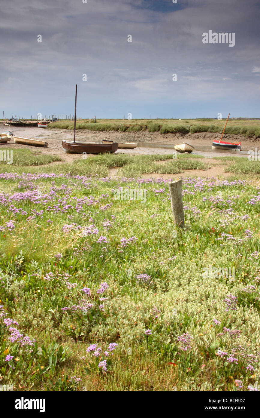 Morston Quay, Saltmarshes, Norfolk, England Stock Photo - Alamy