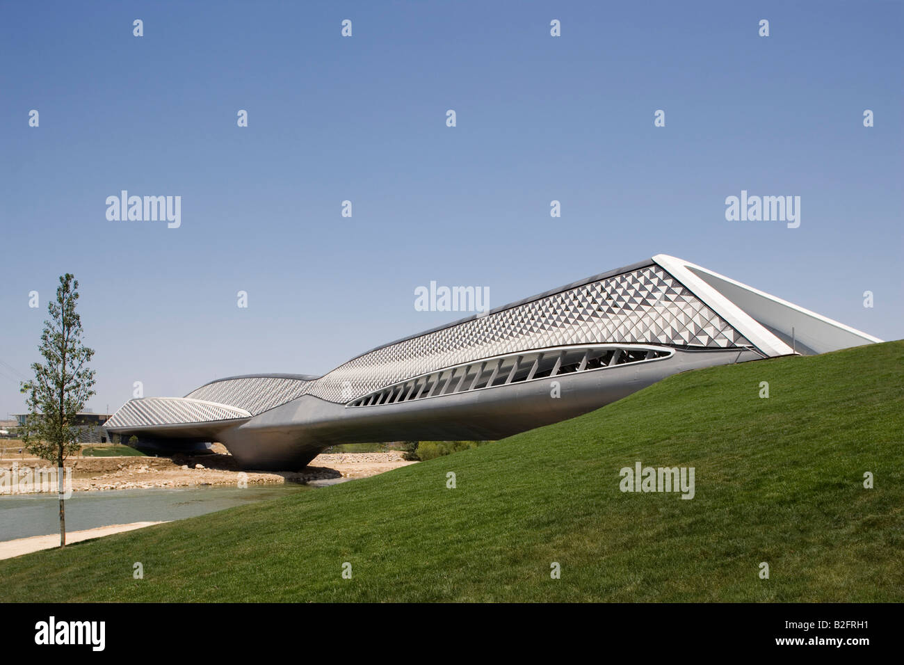 Bridge Pavilion, Expo Zaragoza 2008, Zaragoza Stock Photo - Alamy