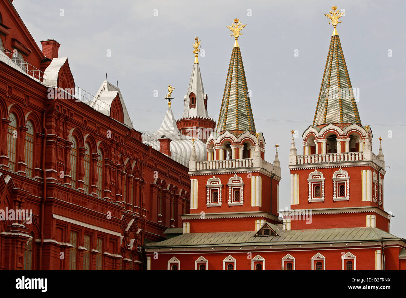 Resurrection Gate Iberian Gate Red Square Moscow Russia Stock Photo - Alamy