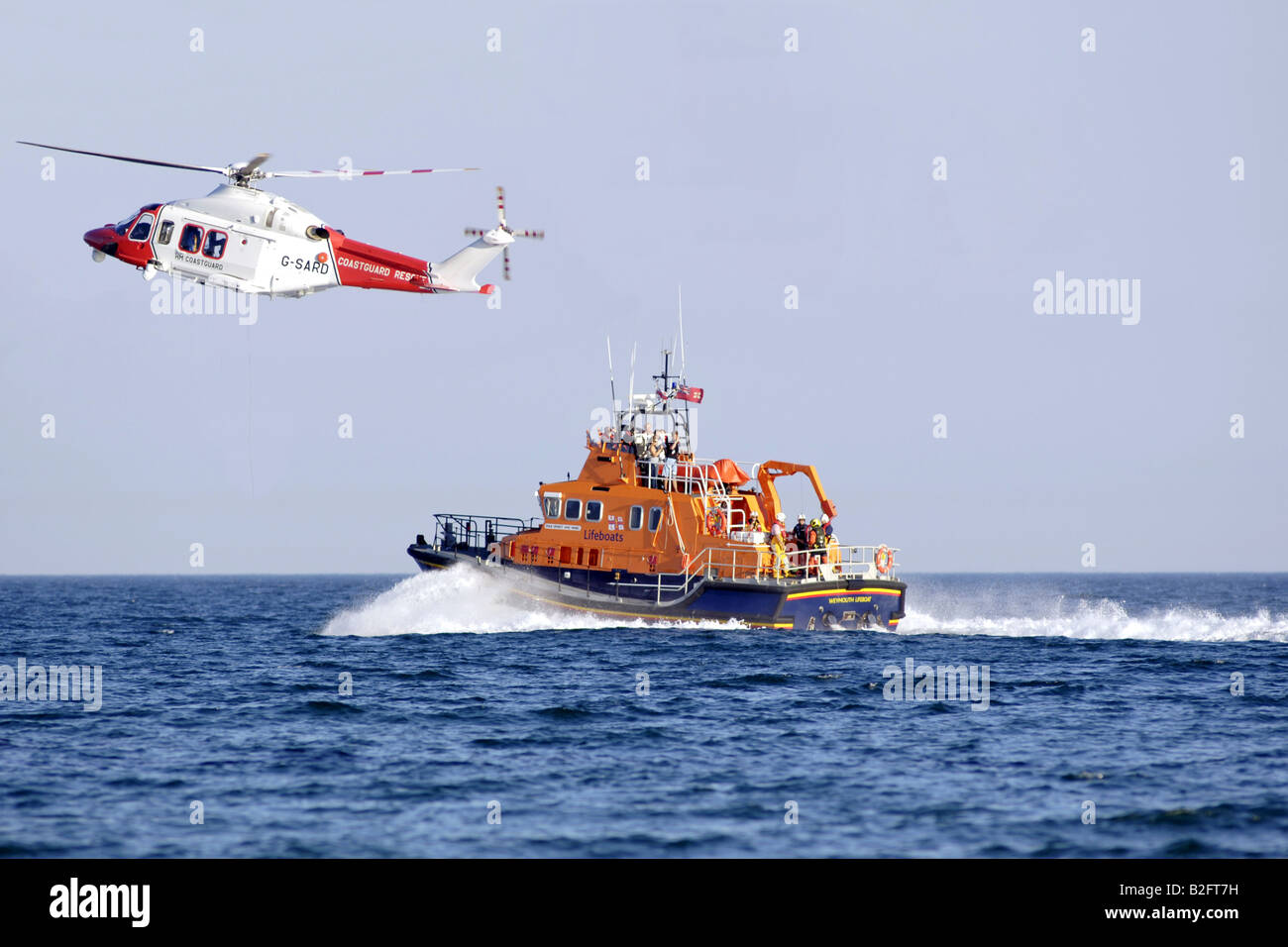 A co ordinated Search and Rescue operation with the All weather ...