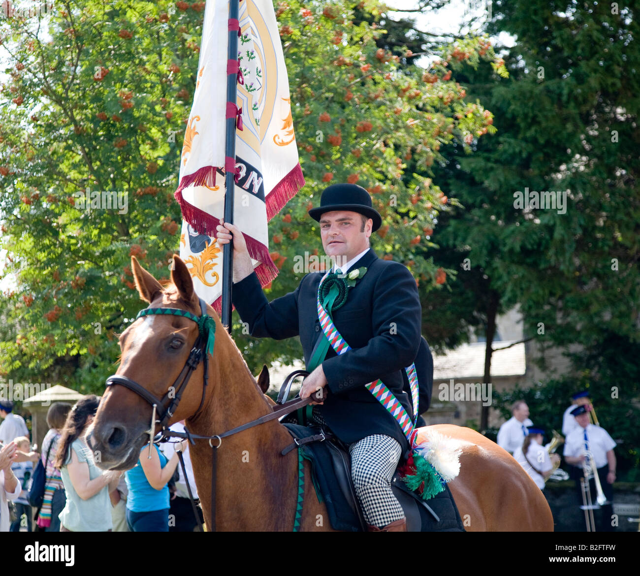 The Cornet With The Town Standard At The Langholm Common Riding ...