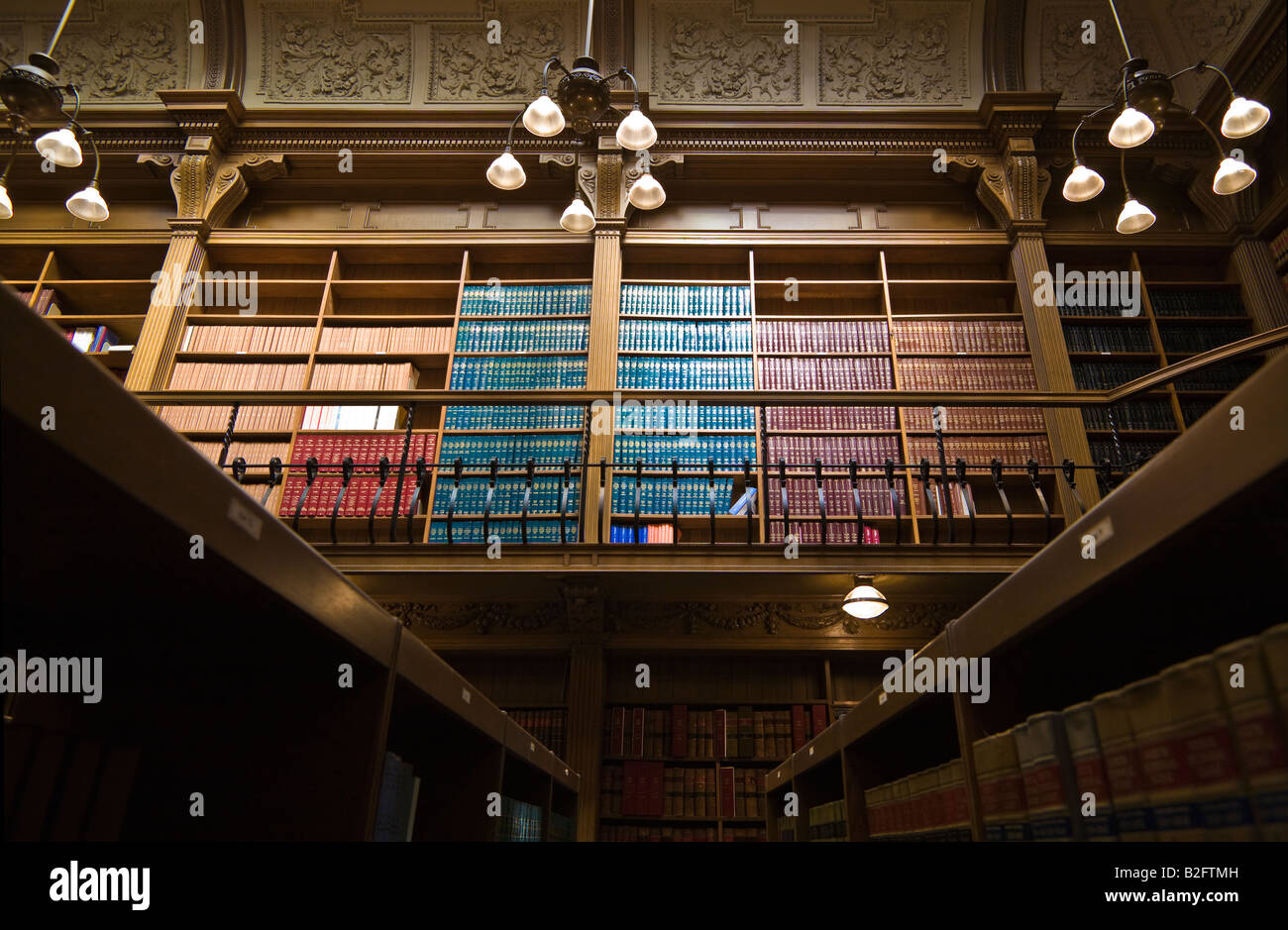 Toronto Osgoode Hall American Law Library interior Stock Photo - Alamy