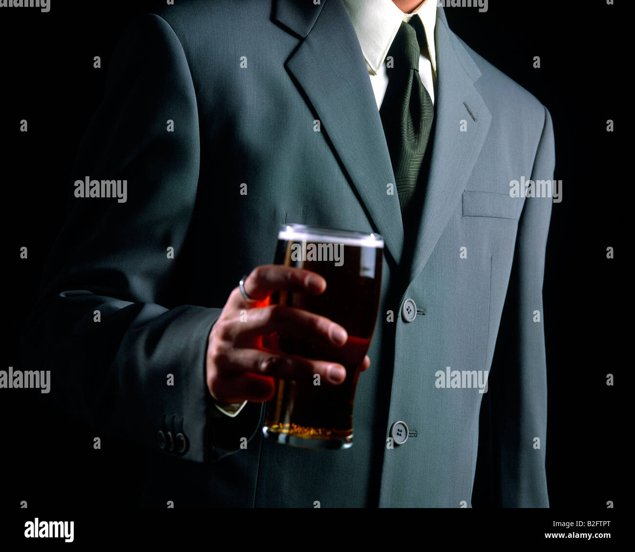 Smart man beer hi-res stock photography and images - Alamy