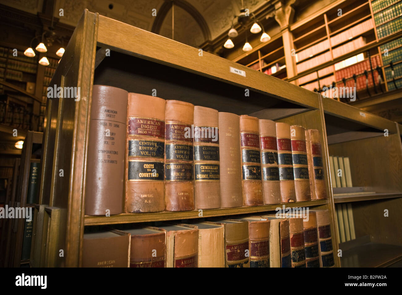 Law books american digest hi-res stock photography and images - Alamy