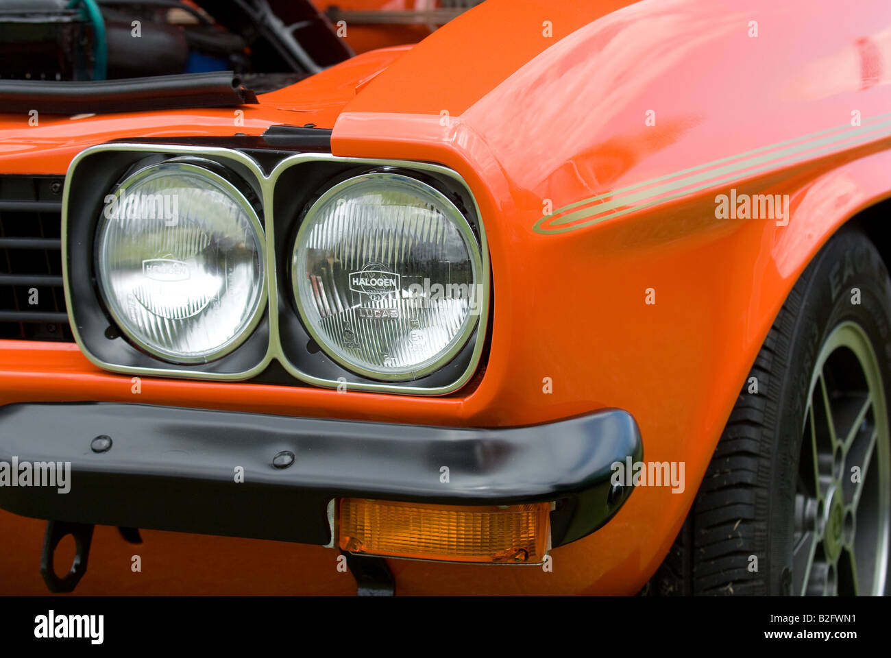 detail front end showing dual headlamps indicator and wheel of limited ...