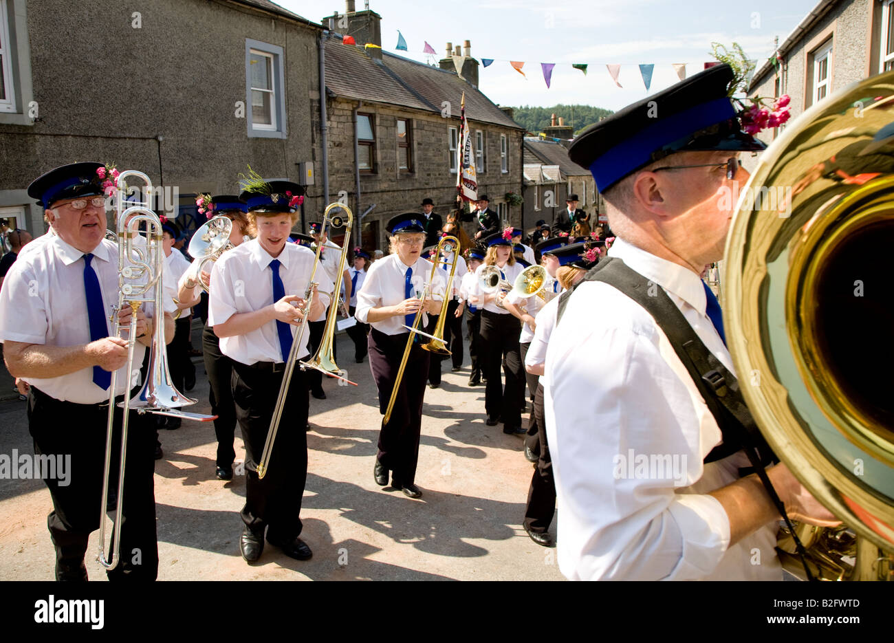 Scottish brass band hi-res stock photography and images - Alamy