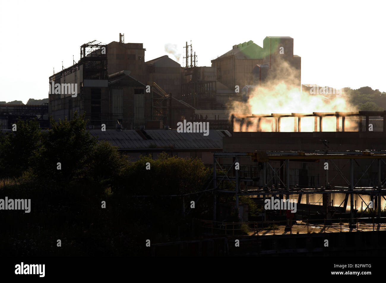 Brunner Mond factory, Winnington, Northwich, Cheshire, UK Stock Photo ...