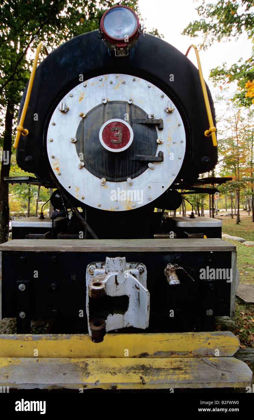 Porter 50 ton saddle tank engine locomotive on display at the entrance ...