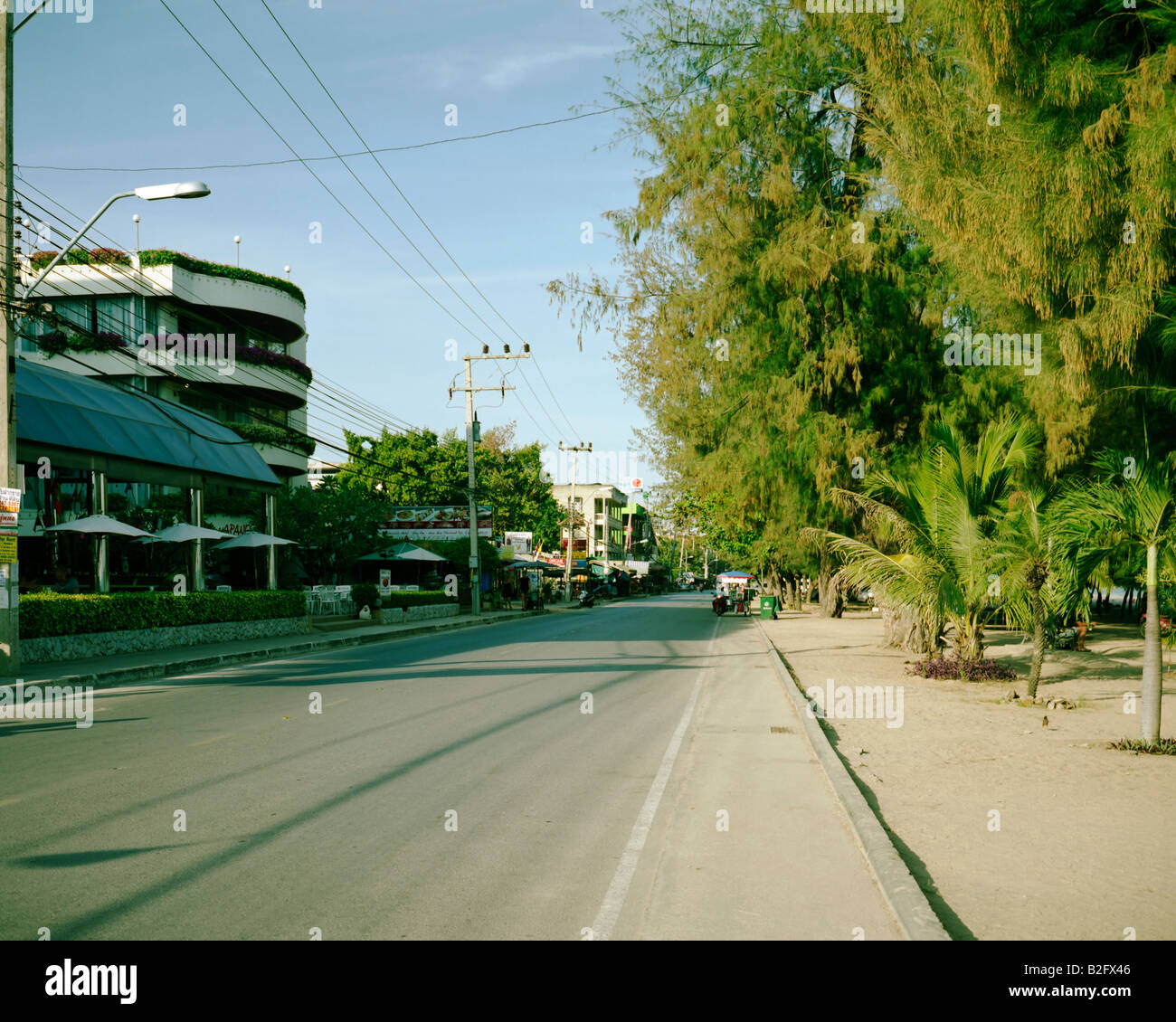 Cha Am by the beach Stock Photo - Alamy