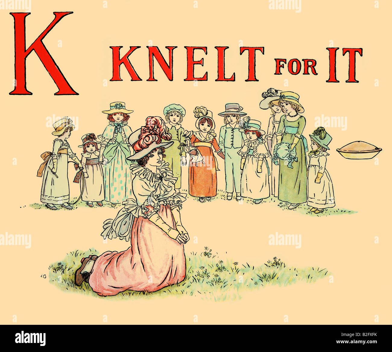 Kate greenaway alphabet hi-res stock photography and images - Alamy