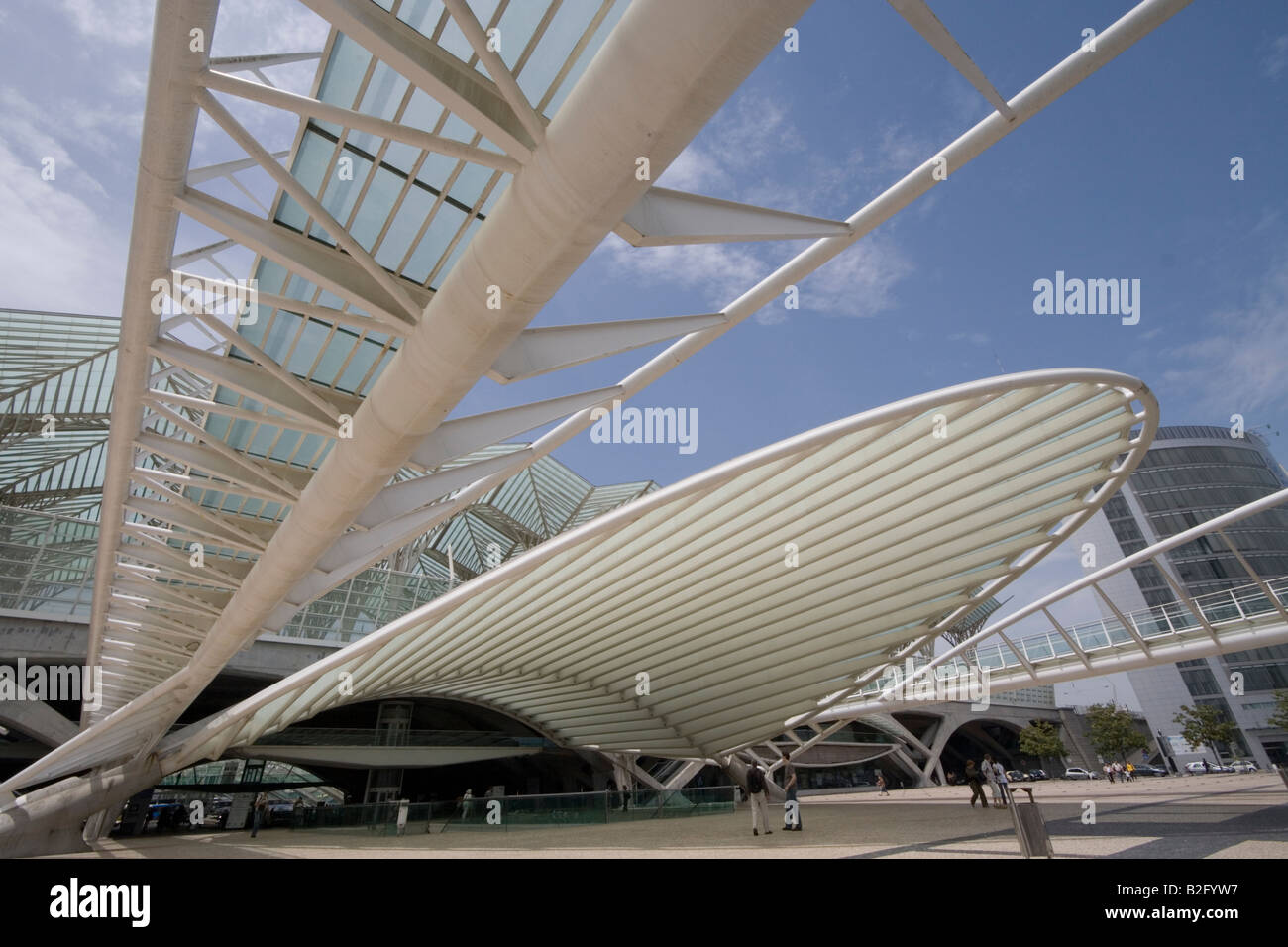 Expo structure at Lisbon Stock Photo - Alamy