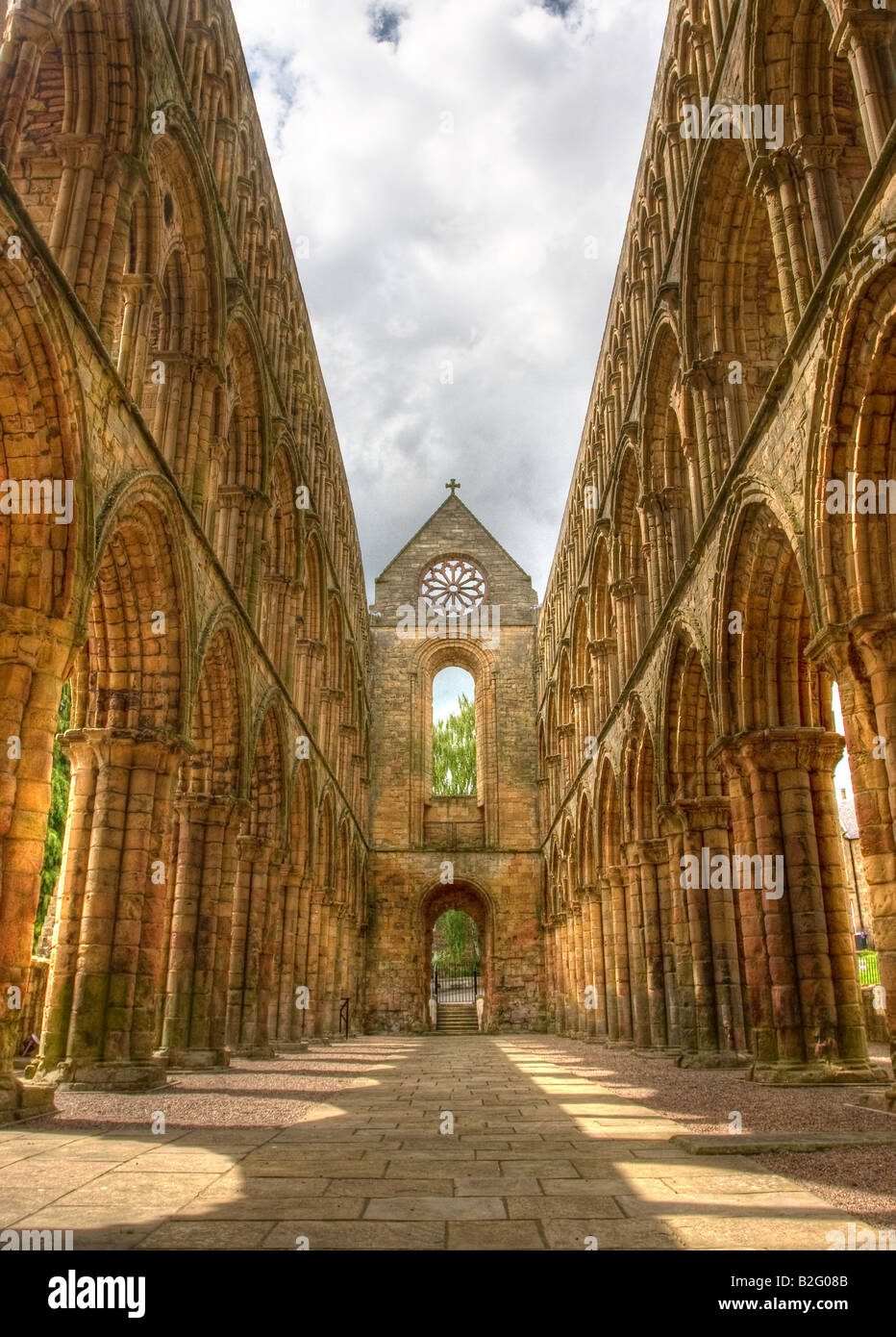 Scottish architecture jedburgh scottish borders hi-res stock ...
